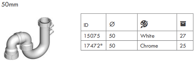 15075 50mm Combination S&P Trap